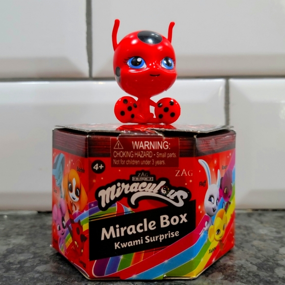 zag | Toys | Miraculous Miracle Box Kwami Surprise Tikki | Poshmark